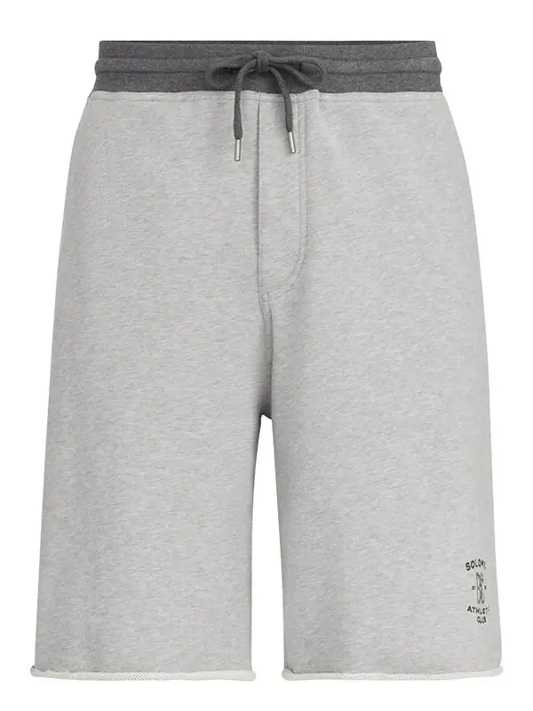 Brunello Cucinelli Cotton Track Bermuda Shorts - Grey
