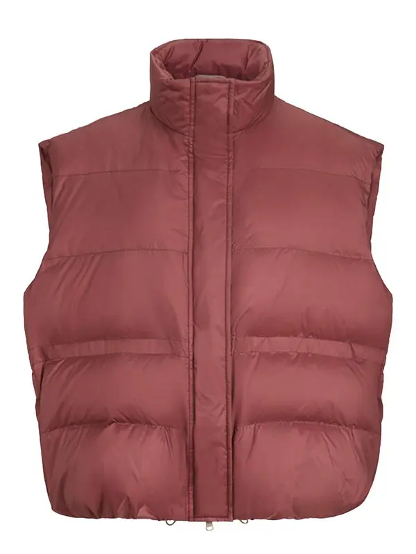 Brunello Cucinelli Water-resistant Monili-detail Gilet - Orange