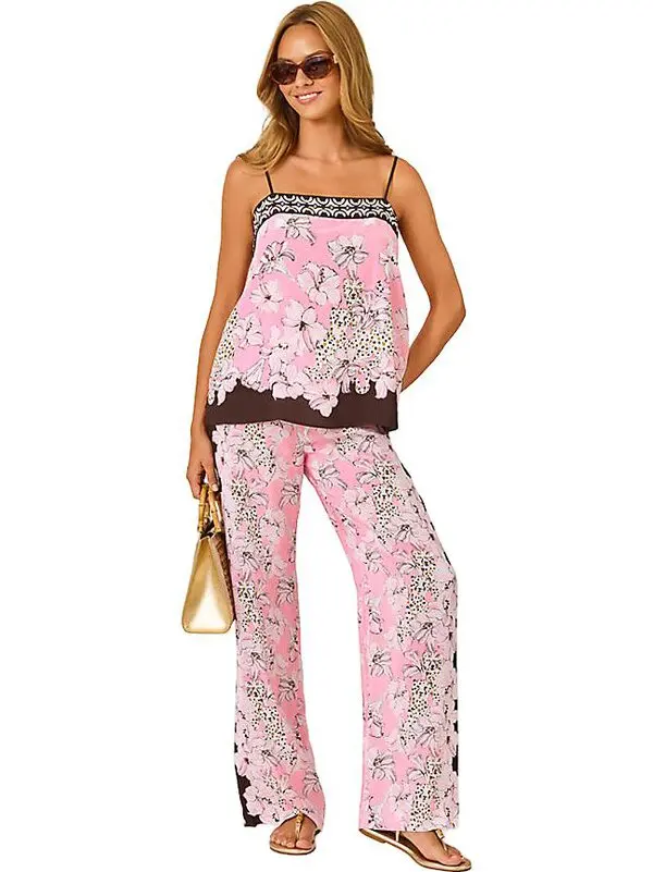 Lilly Pulitzer® Vianna Silk Palazzo Pant - Coco Beach