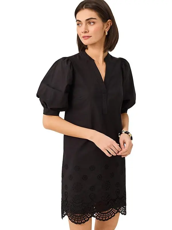 Lilly Pulitzer® Mialeigh Eyelet Embroidered Dress - Noir
