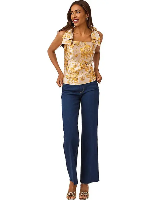 Lilly Pulitzer® Aniston High Rise Straight Jean - Dark Wash