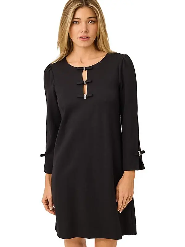 Lilly Pulitzer® Leyland 3/4 Sleeve Shift Dress - Noir