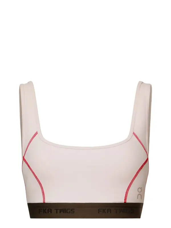 On Studio Stretch Recycled-jersey Sports Bra - No
