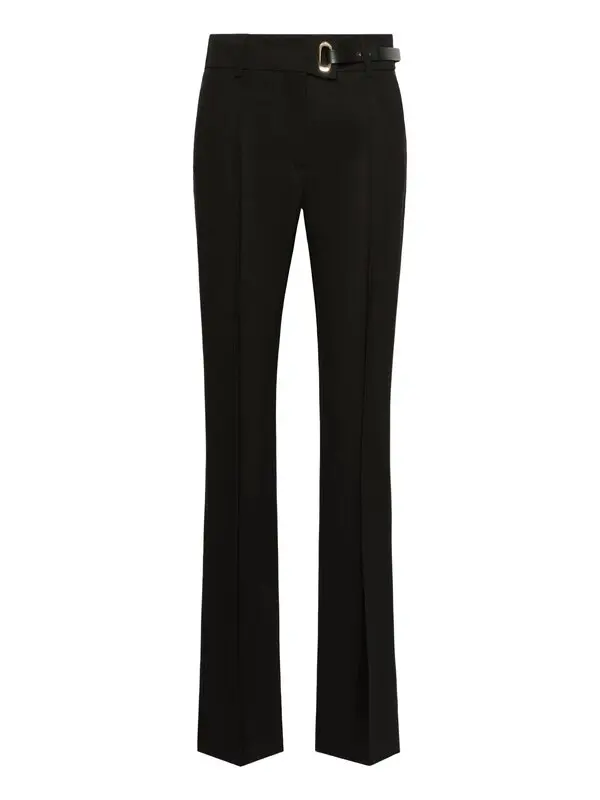 Sportmax Slim Straight Pants - Black