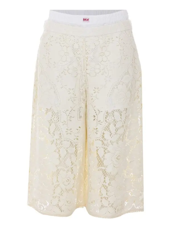 Sea Lace Culottes - White