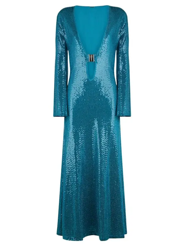 Dodo Bar Or Sequin-embellished Long Dress - No