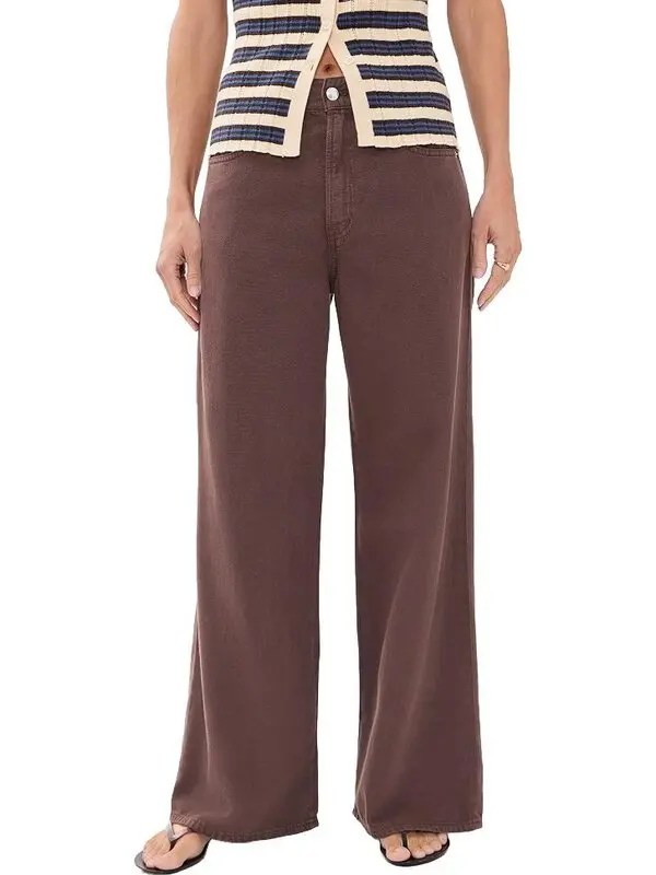 Madewell Petite Ultimate Airy Denim Wide Leg Jeans - Cocoa