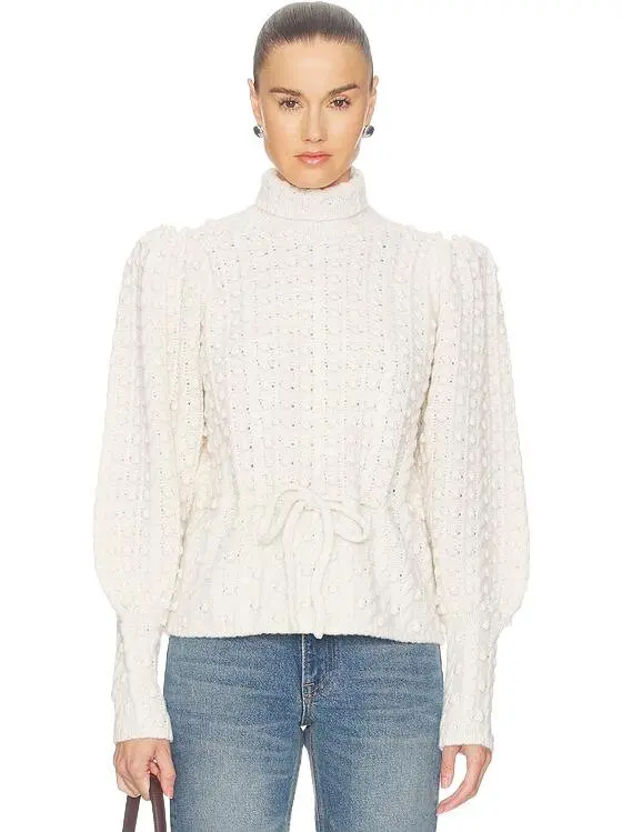 Zimmermann Valiant Wool Bauble Sweater - Cream