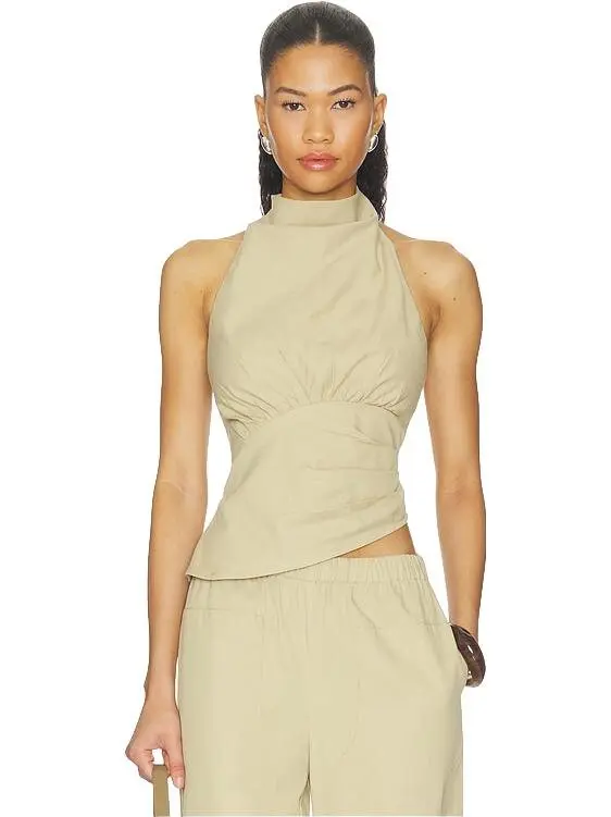 SOVERE / Remy Halterneck Top - Caramel
