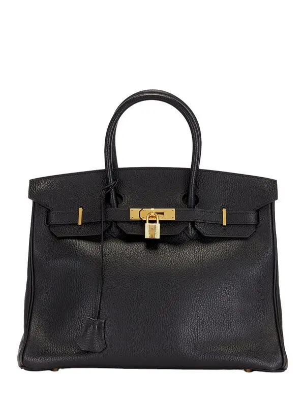 Hermès Ardennes Birkin 35 Handbag - Noir