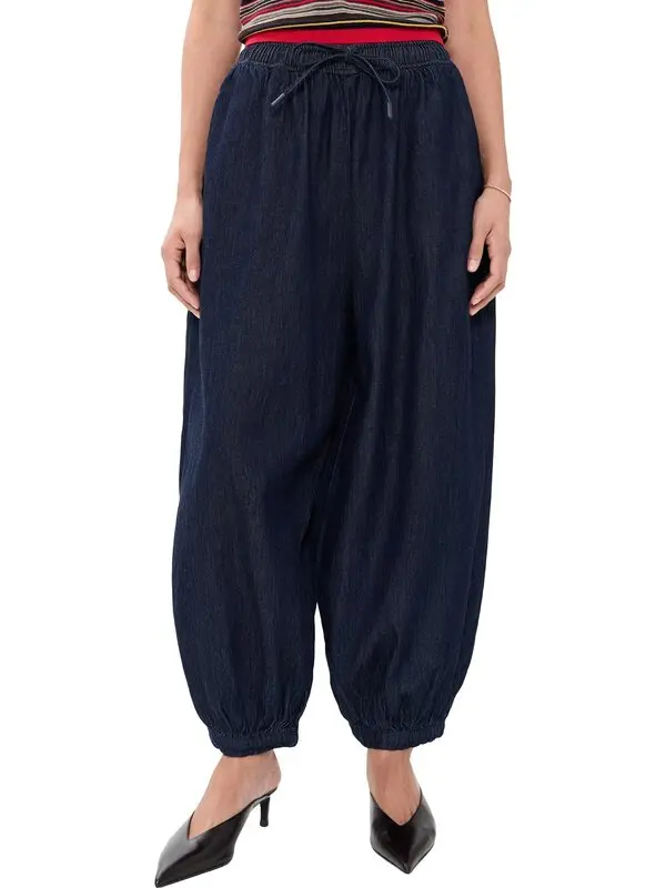 PISTOLA Freya Pull-on Harem Pants - Celeste