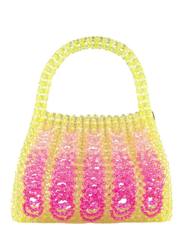 TILLIE BEADS Sunset Pop Beaded Bag - Green