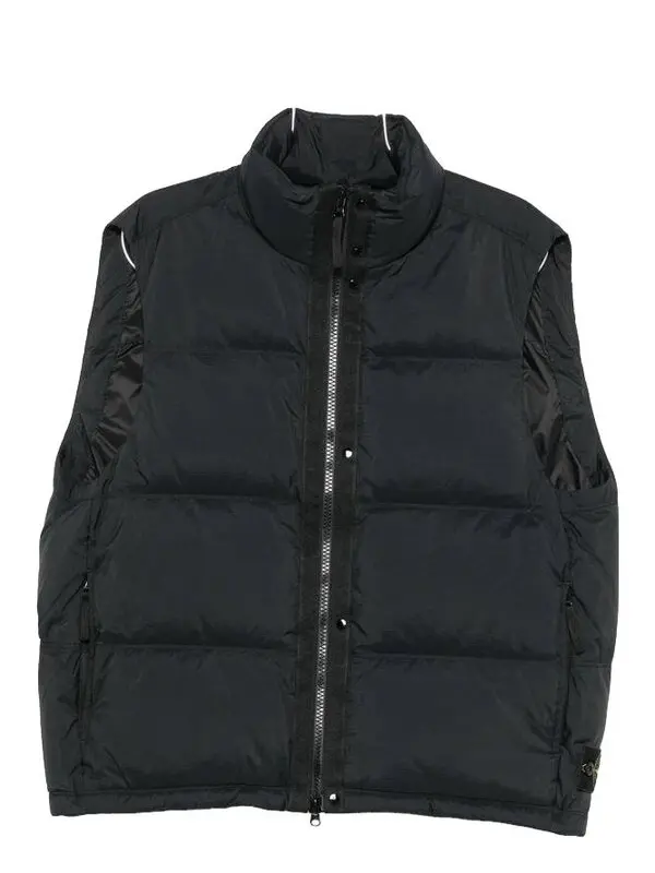 Stone Island Puffer Vest - Black