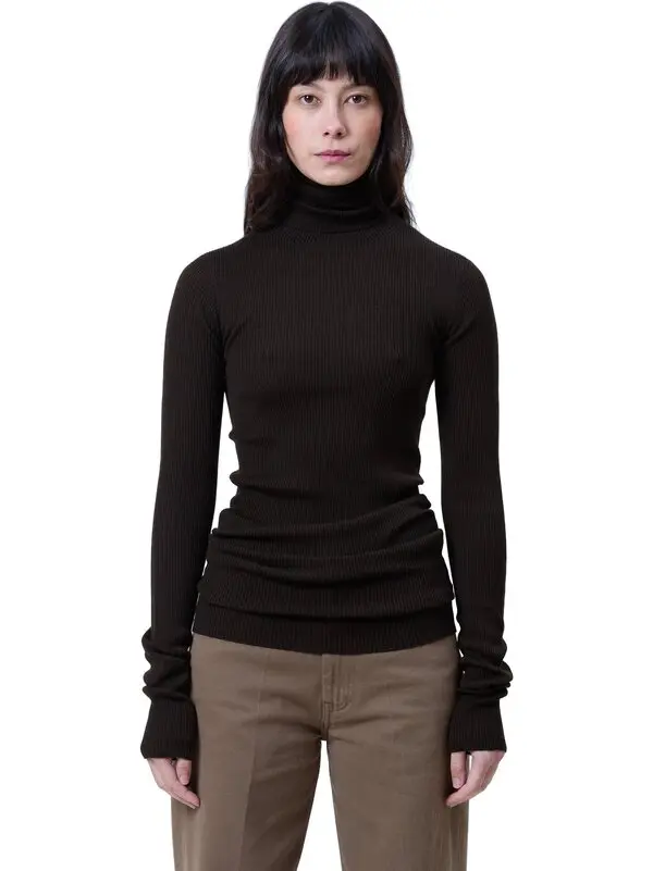 Phoebe Philo Fine Rib Sweater - Green