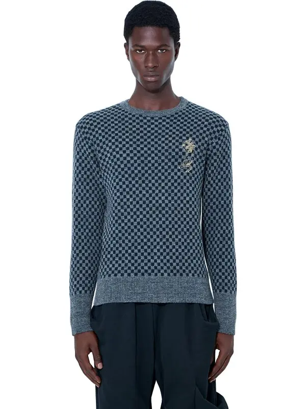 VIVIENNE WESTWOOD Checkmate Jumper - Gray