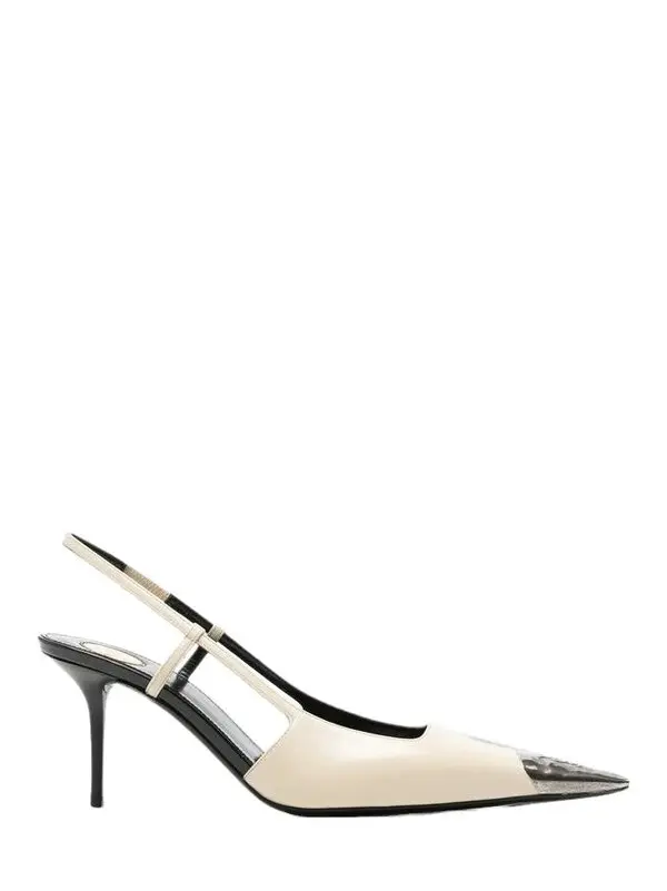 Saint Laurent Neutrals Shoes - Cream
