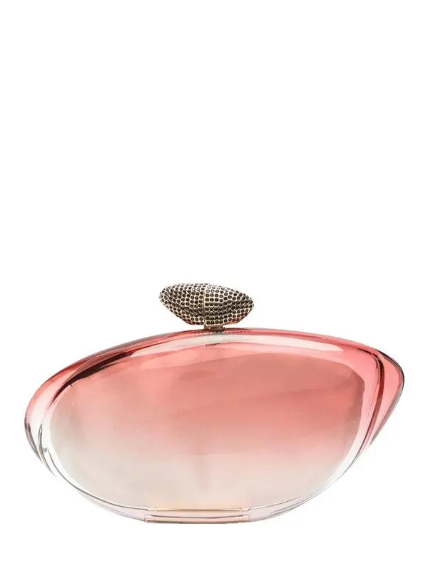 Benedetta Bruzziches Ombré Crystal Embellished Clutch - Pink