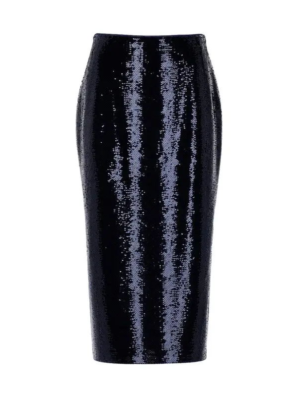 TOM FORD Sequined Maxi Skirt - Blue