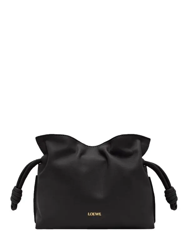 Loewe Flamenco Clutch Mini Bag In Calfskin Nappa - Black