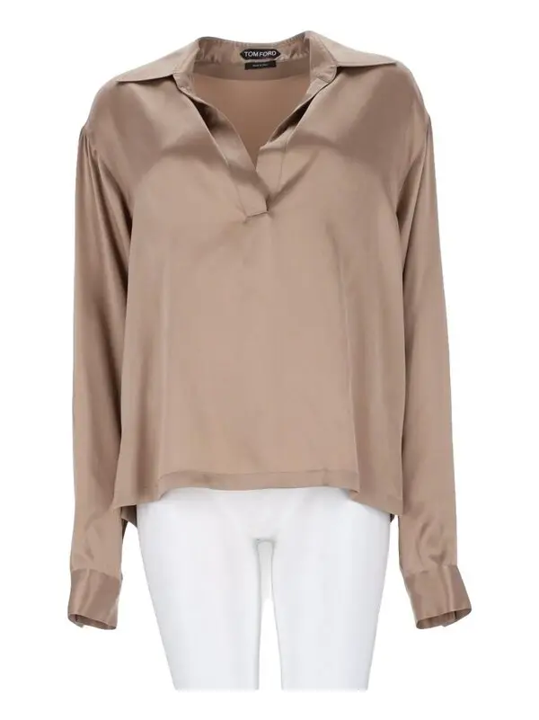 TOM FORD Classic Collar Shirt - Gray