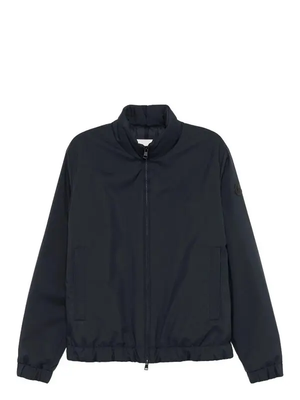 Moncler Down Jacket With Stand Collar - Blue