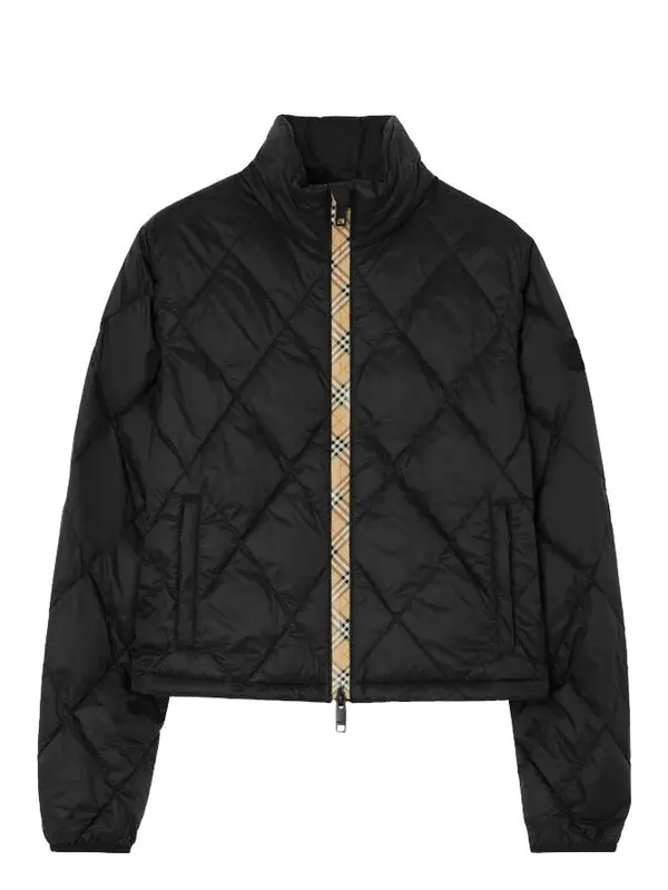 Burberry Jackets Puffer Jackets - Black