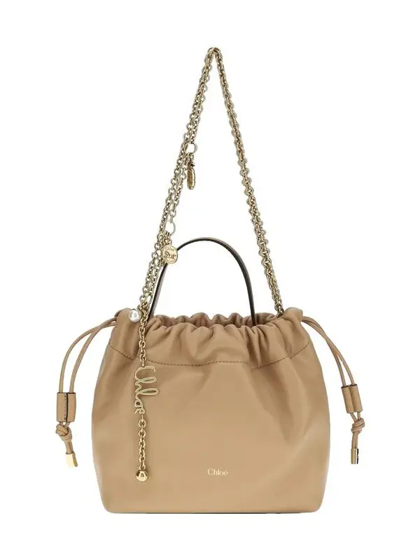 Chloé Neutrals Bucket Bag - Cream