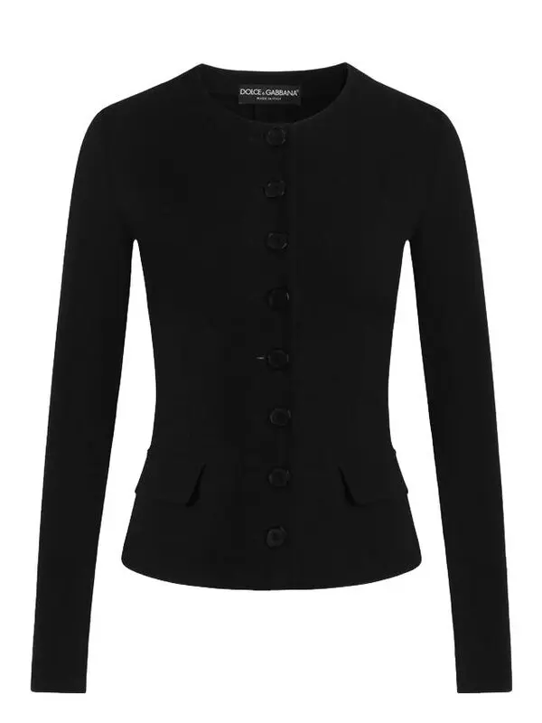 Dolce & Gabbana Jackets Fitted Jackets - Black