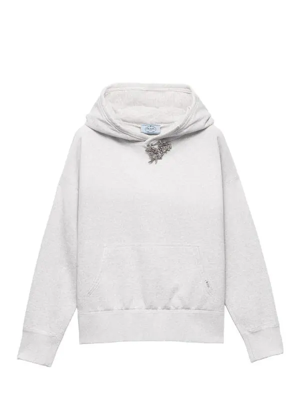 Prada Grey Tops Hoodies - Gray