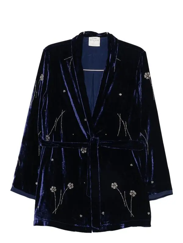 FORTE_FORTE Jackets Oversized Jackets - Blue