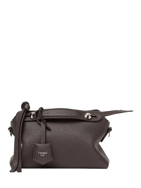 Fendi By The Way Boston Bag In Cuoio Romano Leather - Brown