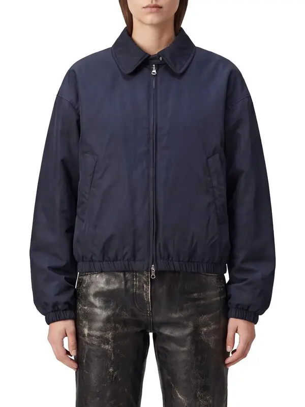 Our Legacy Cotton And Nylon Blend Bomber Jacket - Black
