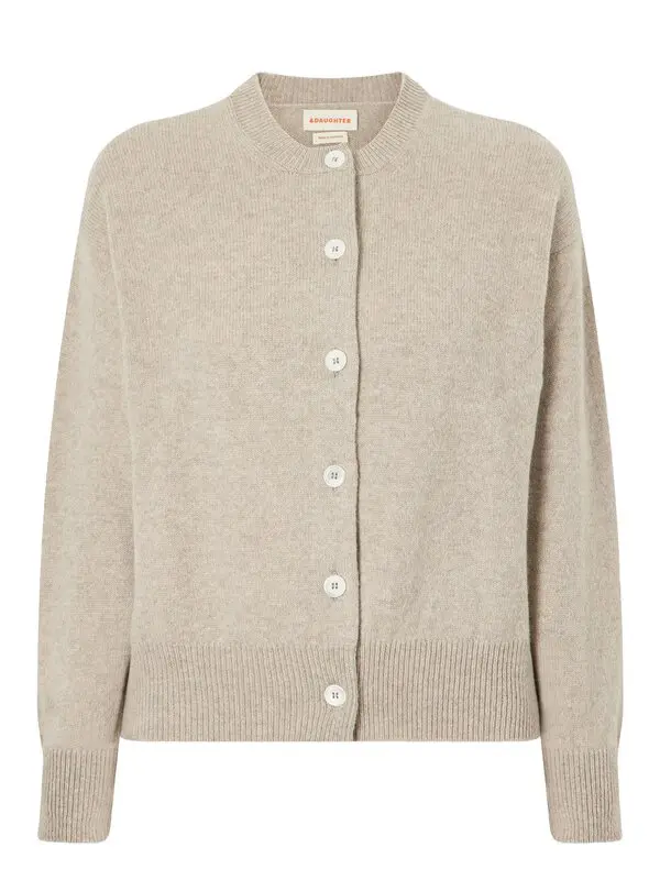 &daughter Daughter Ada Wool Cardigan - Neutrals