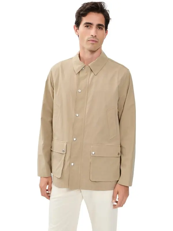 Vince Lightweight Barn Jacket - Beige