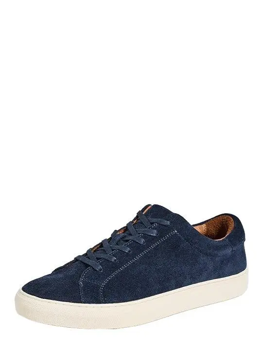 Polo Ralph Lauren Jermain Ii Suede Lace-up Sneakers - Hunter Navy