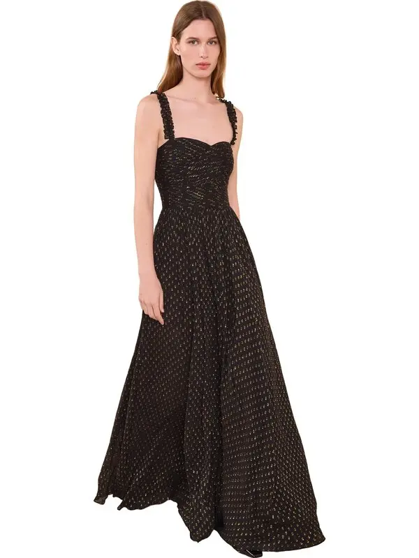 Ulla Johnson Anastasia Silk Gown - Noir