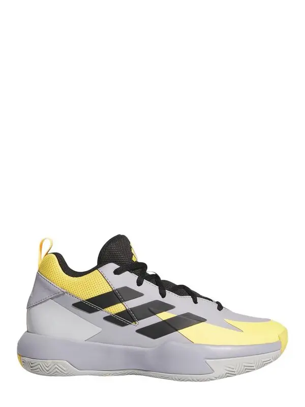 Adidas Cross 'em Up Select Mid Grey Black Athletic Sneakers - Core Black/spark