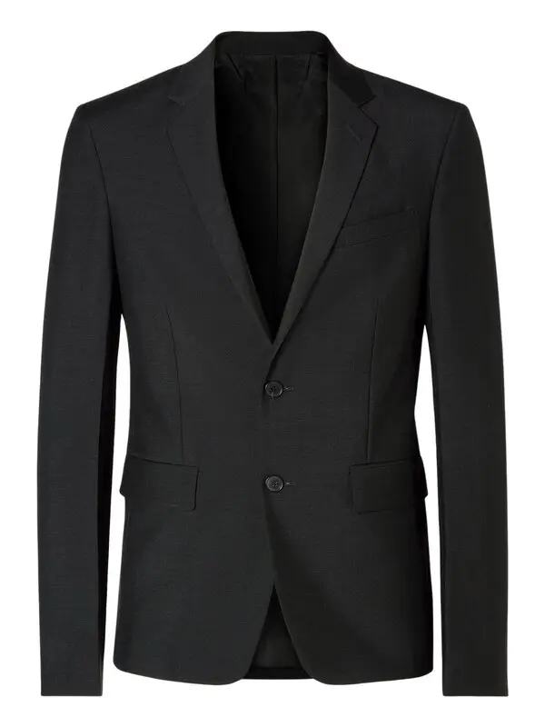 Fendi Wool-mohair Tailored Jacket - Black