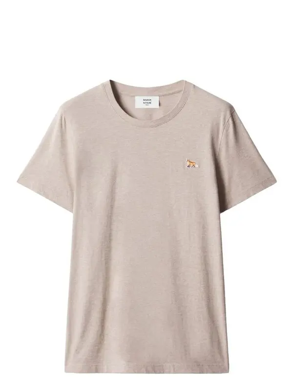 Maison Kitsuné Baby Fox Cotton T-shirt - Beige