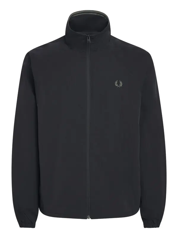 Fred Perry Taslan Oversized Shell Jacket - Black