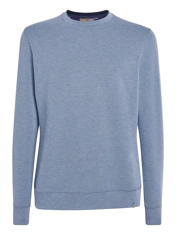 Kjus Essentials Crew Neck Sweater - Blue