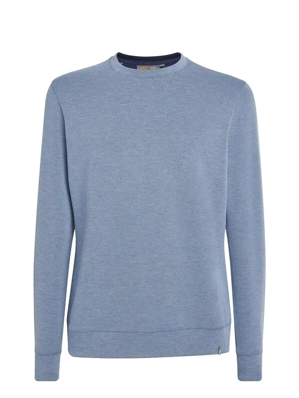 Kjus Essentials Crew Neck Sweater - Blue