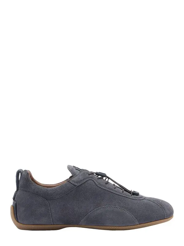 Dunhill Suede Automotive Davies Sneakers - Grey