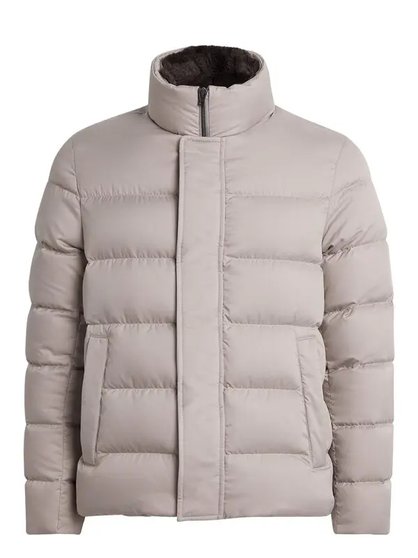 Herno Down Quilted Puffer Jacket - Grey