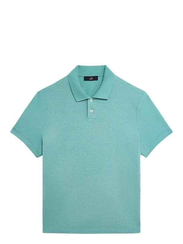 Dunhill Cotton-silk Polo Shirt - Green