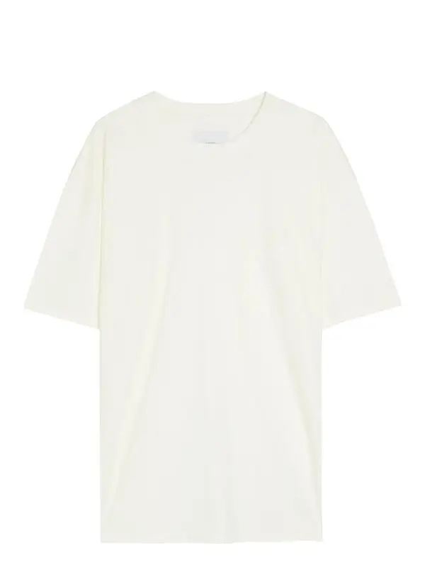 SSSTEIN Oversized Cotton T-shirt - White