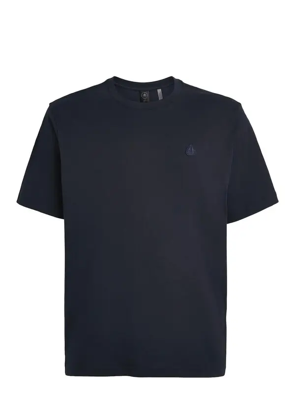 Moose Knuckles Cotton Logo Yul T-shirt - Navy
