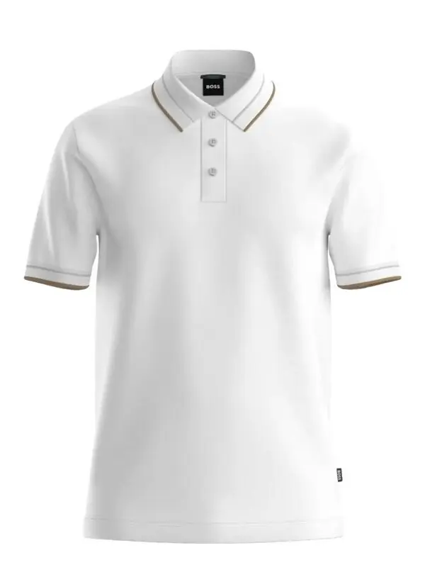 Hugo Boss Slim Fit Polo Shirt - White