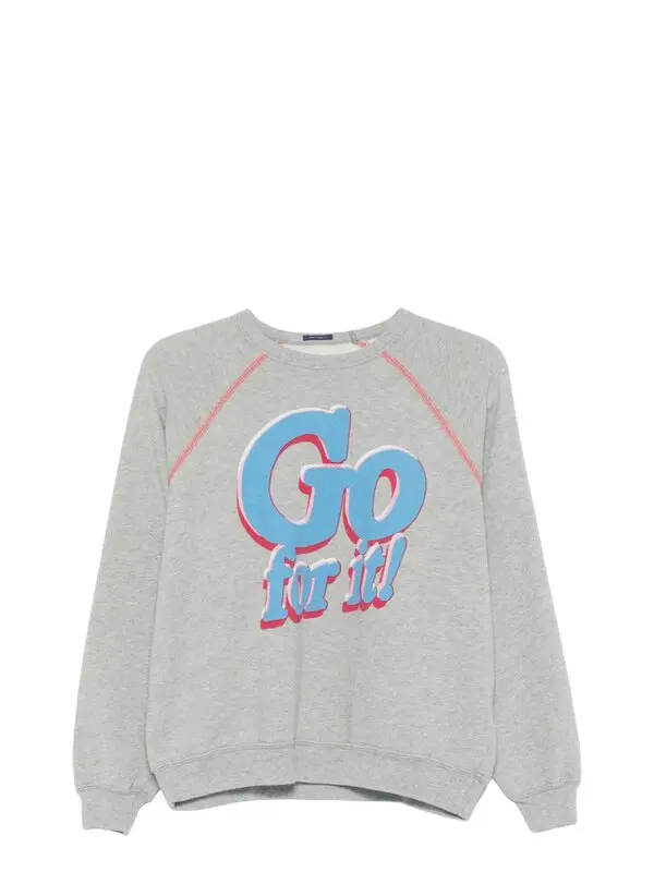 MOTHER The Biggie Concert Sweatshirt - Medium Gray