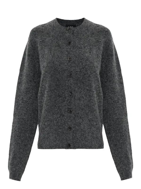 A.p.c. Long-sleeve Cardigan - Grey